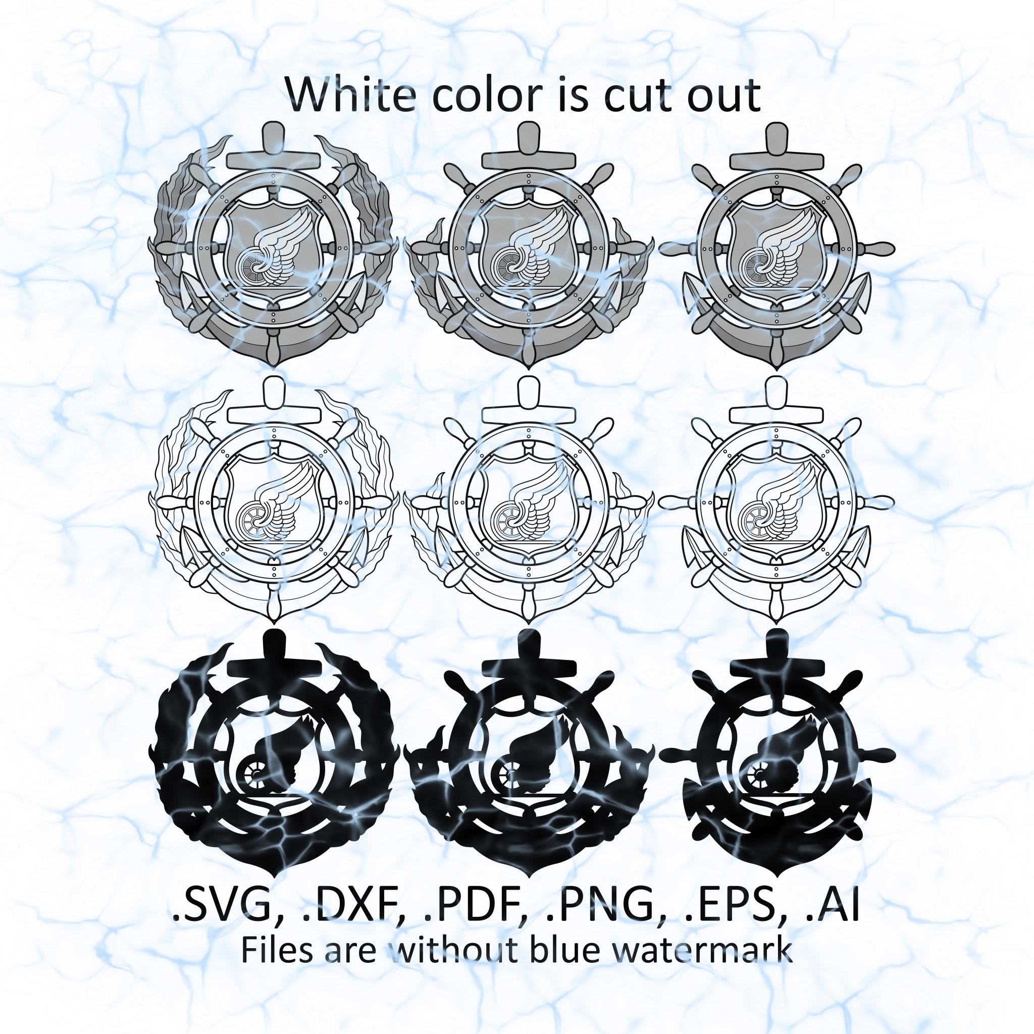 US Army Mariner Svg Vector Files, Dxf, Pdf, Ai, Eps, Png Files - Etsy