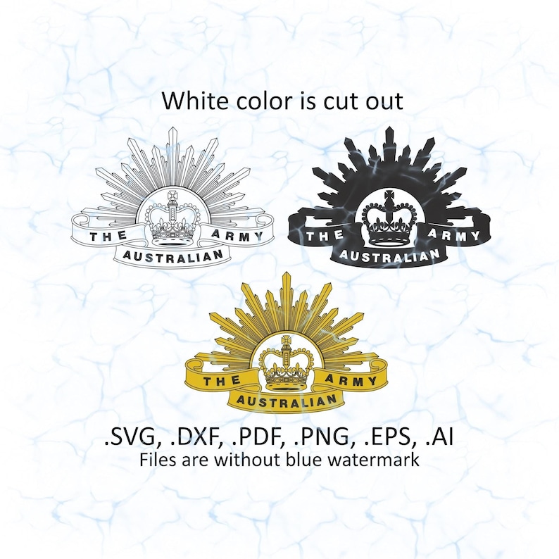 Australian Army Svg Vector, Dxf, Pdf, Ai, Eps, Png Files - Etsy Australia
