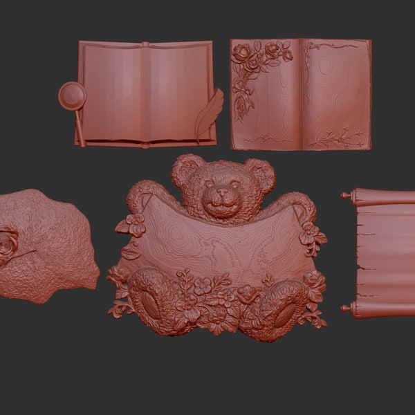 Teddy Bear Stl for Cnc - Etsy