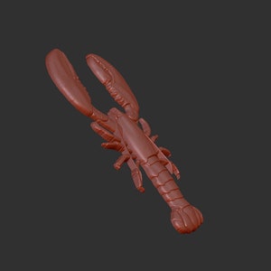 Lobster 3d Stl Model Relief Element, CNC Router Engraver, CNC Files - Etsy