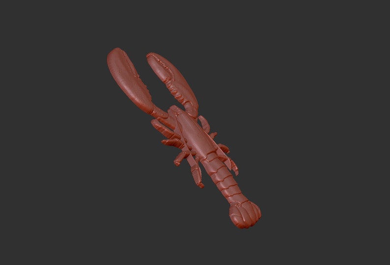 Lobster 3d Stl Model Relief Element, CNC Router Engraver, CNC Files - Etsy