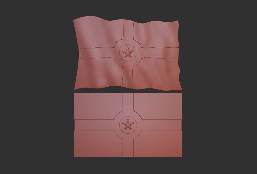 Indianapolis Flag 3d Stl Model Relief Element, CNC Files - Etsy