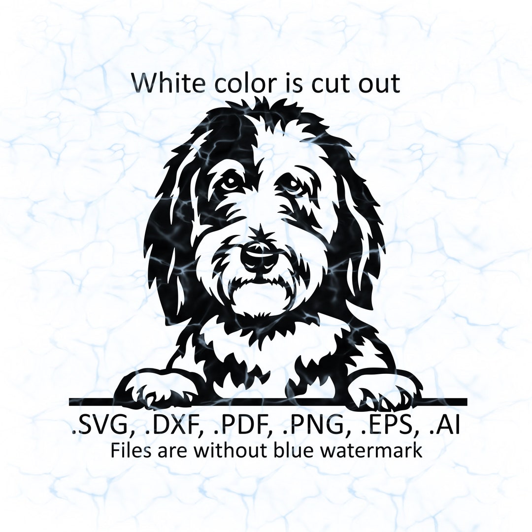 Sheepadoodle Svg Vector, Sheepadoodle Peeking Logo, Pdf, Dxf, Ai, Eps ...