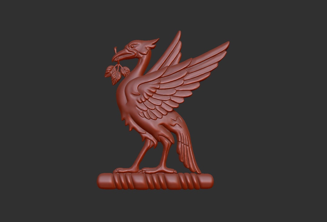 Liver Bird - Liverpool City Emblem 3d Stl Model Relief Element, CNC ...