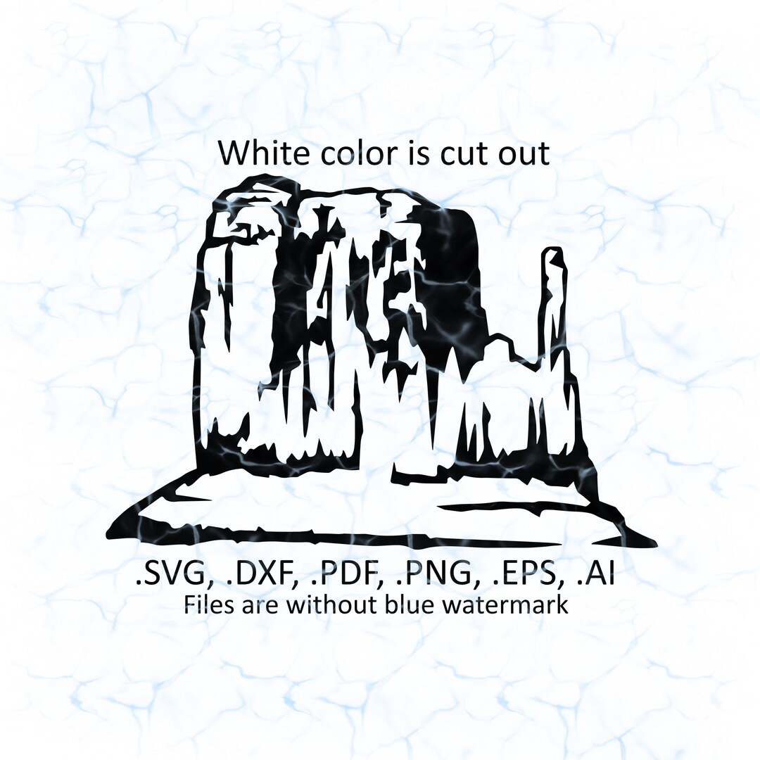 Monument Valley Svg Vector, Monument Valley Logo, Pdf, Dxf, Ai, Eps ...