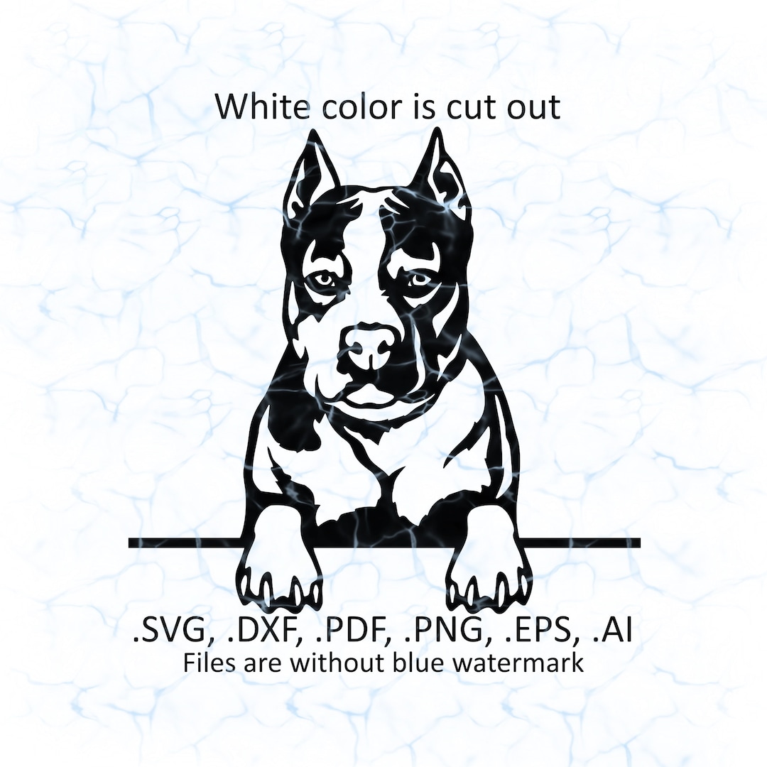 Vetor svg de Staffordshire Terrier, Staffy, AmStaff, Stafford ...