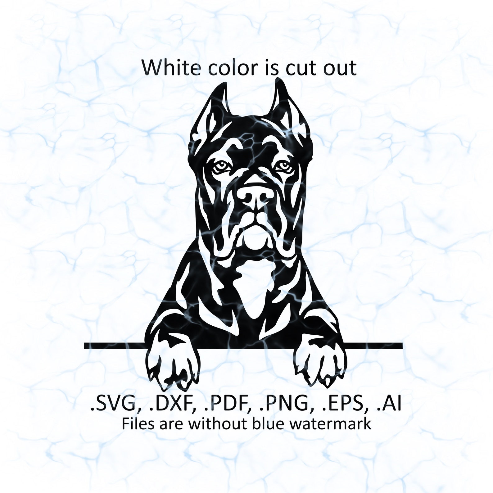 Cane Corso Svg Vector, Cane Corso Peeking Logo, Pdf, Dxf, Ai, Eps, Png ...