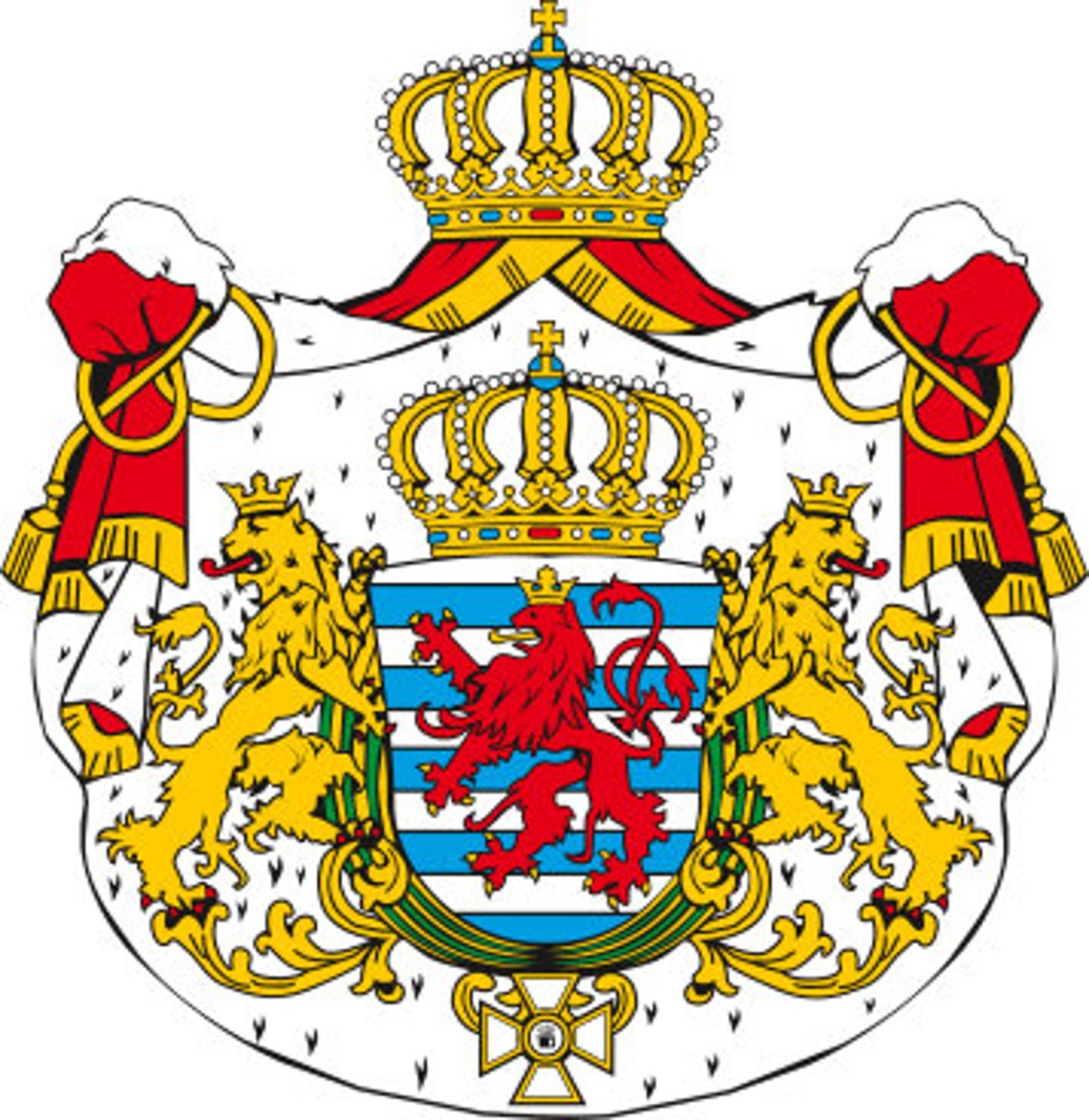 Wappen von Luxemburg Vektor SVG Datei | Etsy