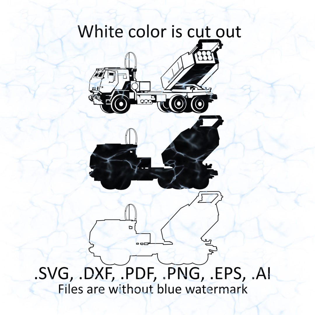 Himars Svg Vector Files, Dxf, Pdf, Ai, Eps, Png - Etsy