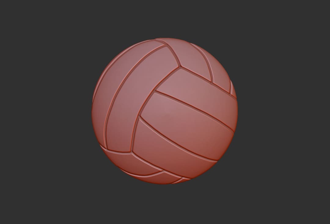 Volleyball 3d Stl Model Relief Element, CNC Router Engraver, CNC Files ...