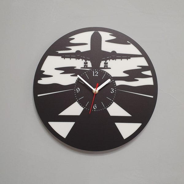 Airplane Clock - Etsy