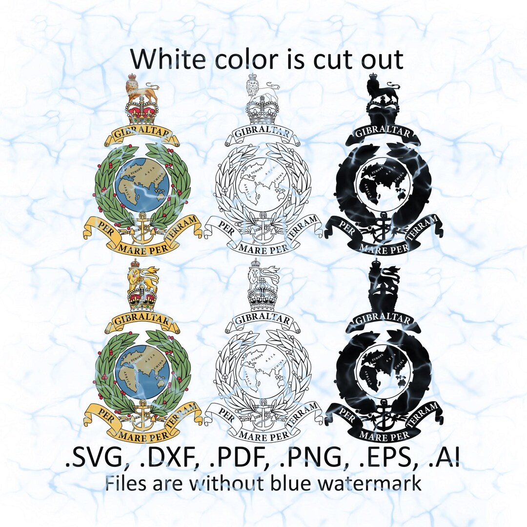 Royal Marines Svg Vector Files, Dxf, Pdf, Ai, Eps, Png - Etsy