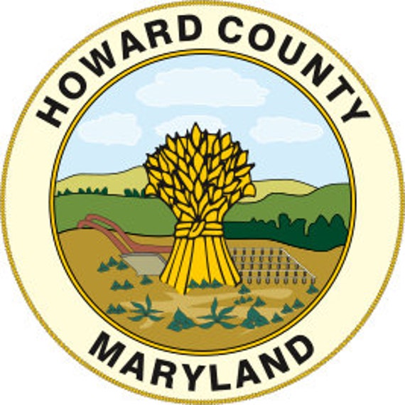 Seal of Howard County vector svg file | Etsy