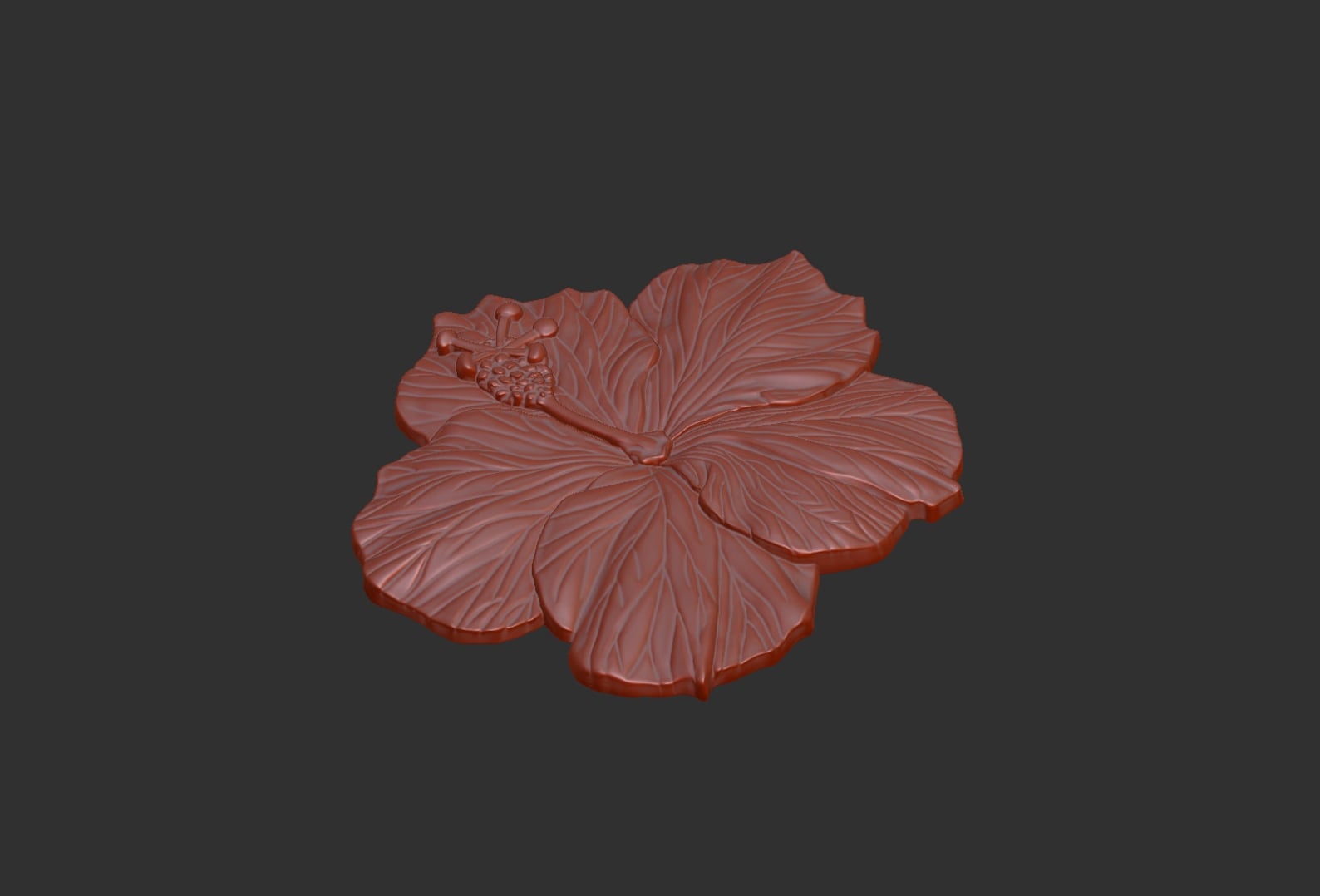 Hibiscus Stl 3d Model Relief Element, CNC Router Engraver, CNC Files - Etsy