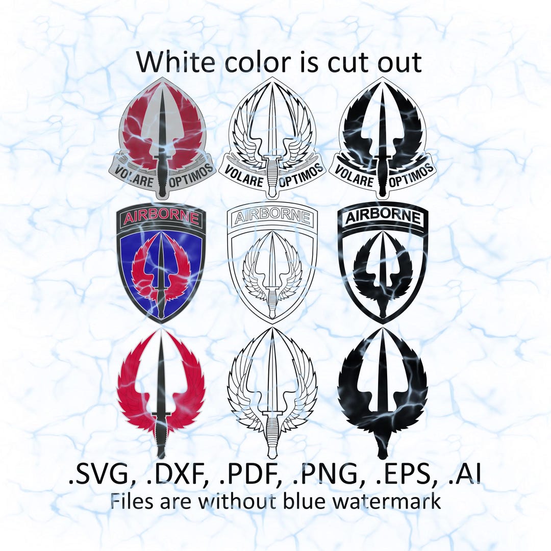 USASOAC US Army Special Operations Aviation Command Svg Vector Files ...