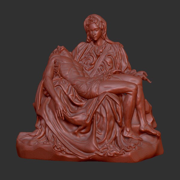 Michelangelo Stl File - Etsy