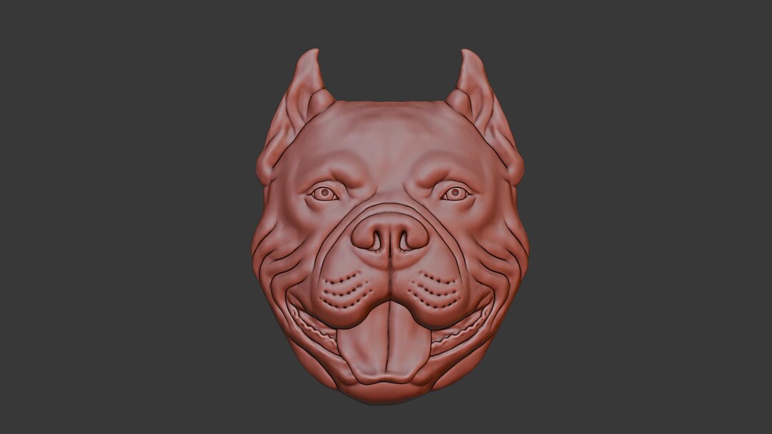 American Bully 3d Stl Model Relief Element, CNC Files - Etsy