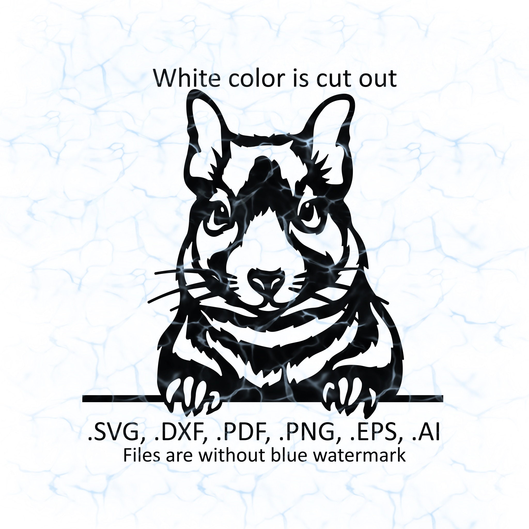 Degu Svg Vector, Degu Peeking Logo, Pdf, Dxf, Ai, Eps, Png Files - Etsy