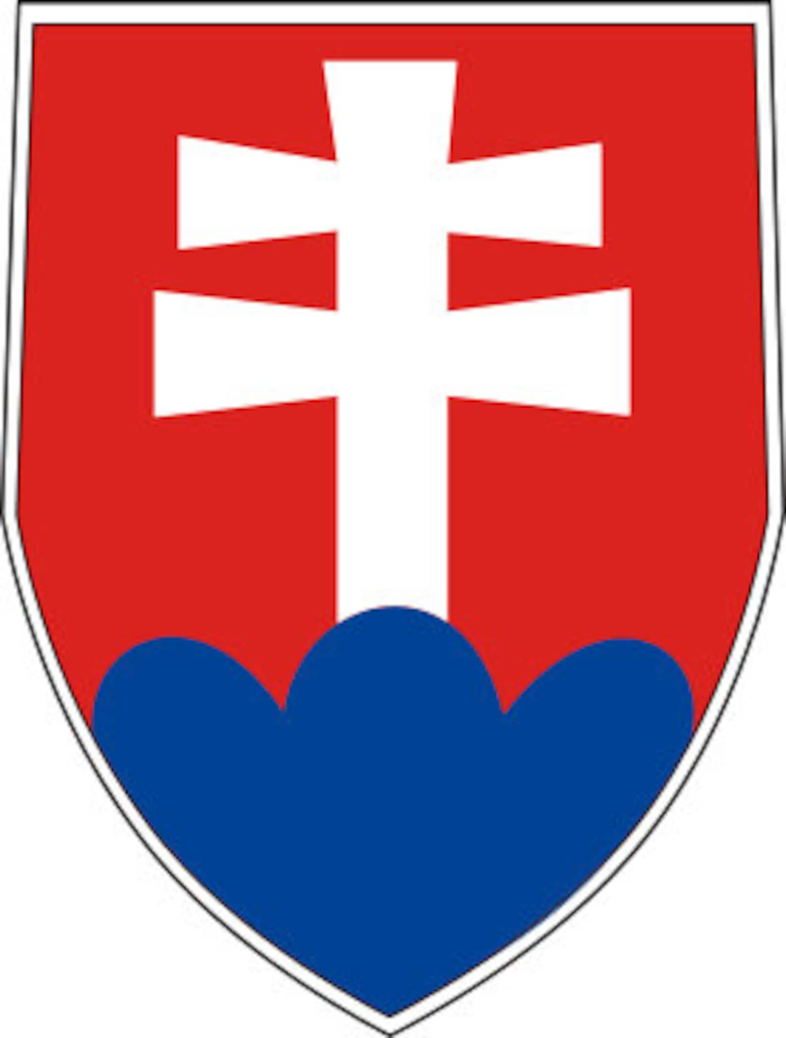 Coat of arms of Slovakia vector svg file | Etsy