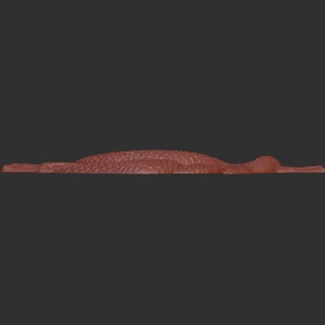 Python Snake on Branch Stl 3d Model Relief Element, CNC Router Engraver ...