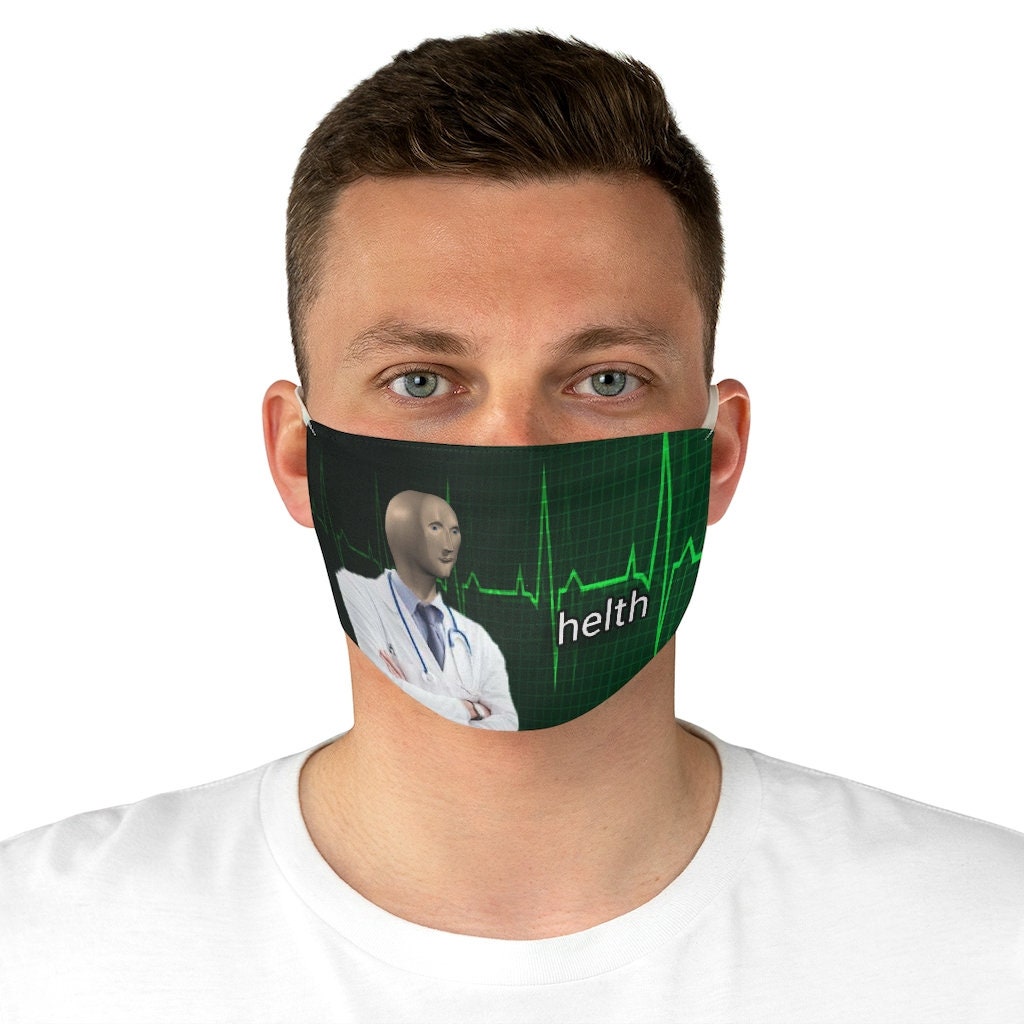 Designer "Helth Meme Man Doctor" Gesichtsmaske | (Gesundheit) Maske ...