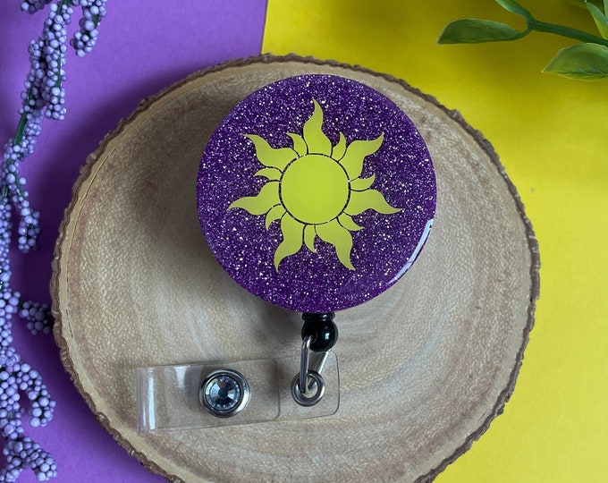 Tangled Badge Reel / Rapunzel Badge Reel / Minnie Badge Reel - Etsy