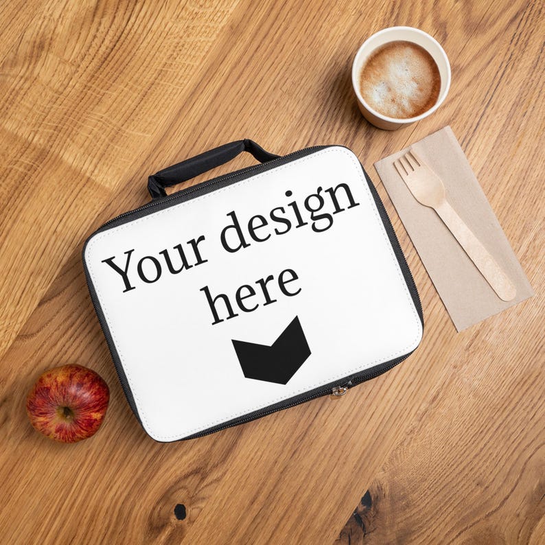 Customizable Lunch Bag: Personalized Design, Upload Your Art - Etsy