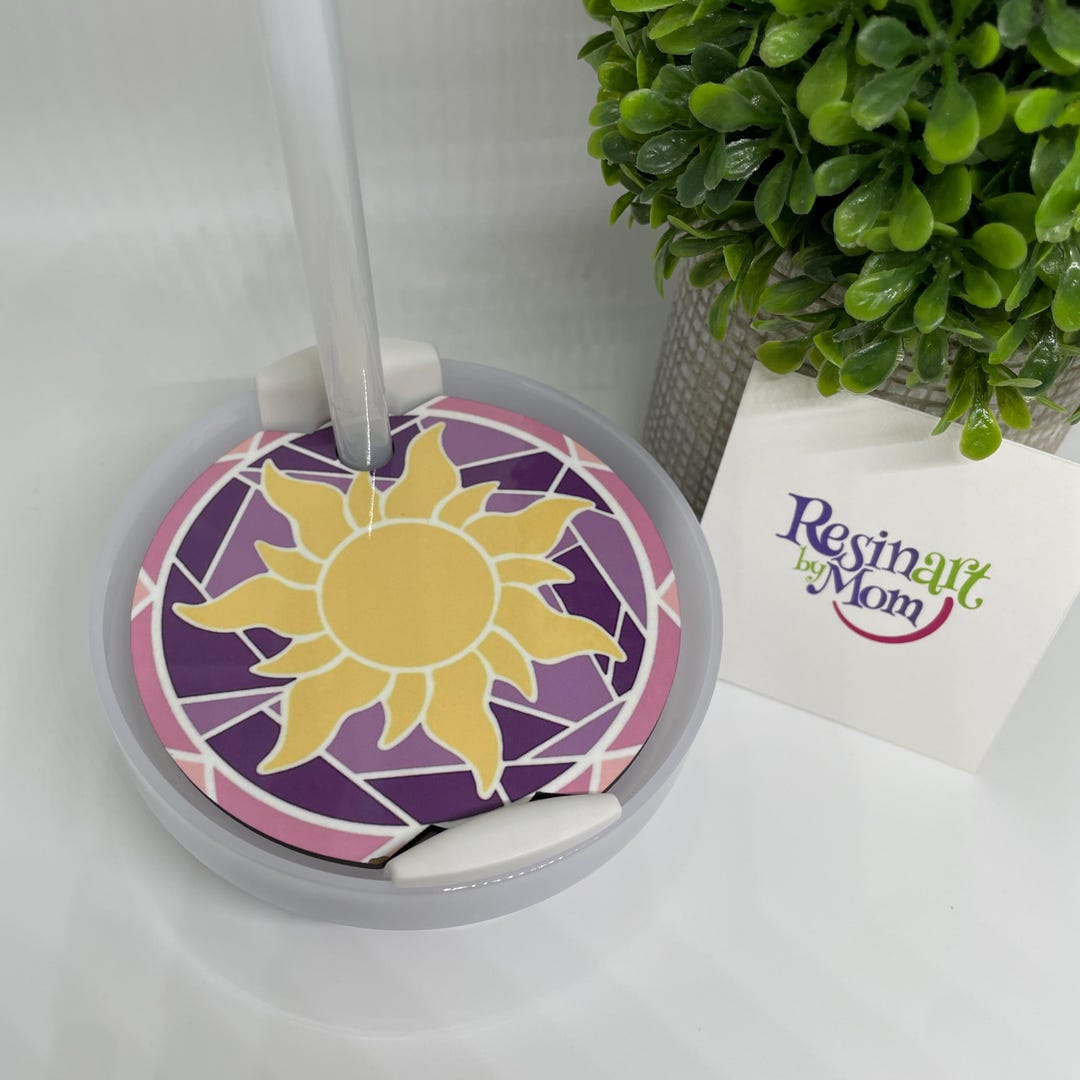 Tangled Sun Tumbler Tag, Rapunzel Plate Topper, Name Tag for Tumbler ...