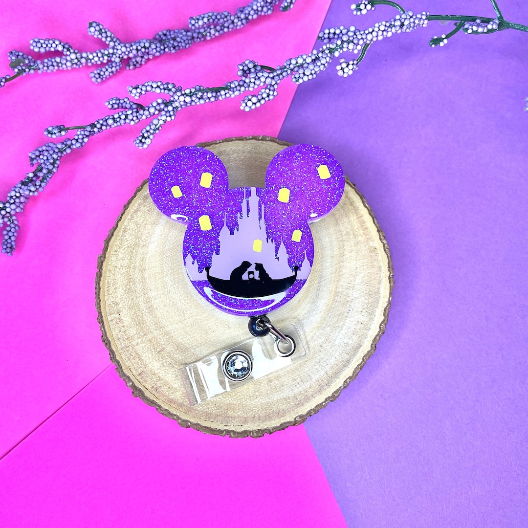 Tangled Badge Reel / Rapunzel Badge Reel / Minnie Badge Reel - Etsy