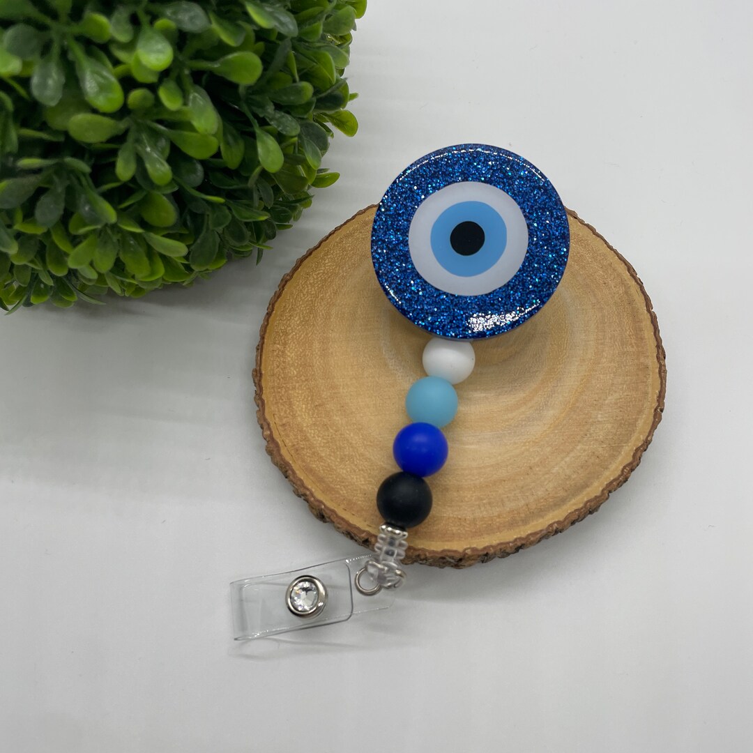 Evil Eye Badge Reel / Amulet Badge Reel / Protection Badge Reel ...