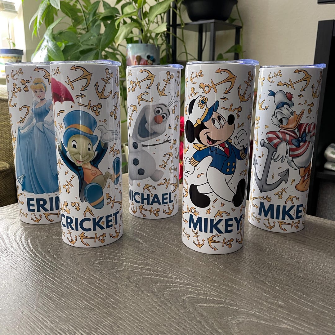 Disney Cruise Tumbler, Cruise Cup With Straw, Cruise Tumbler With ...