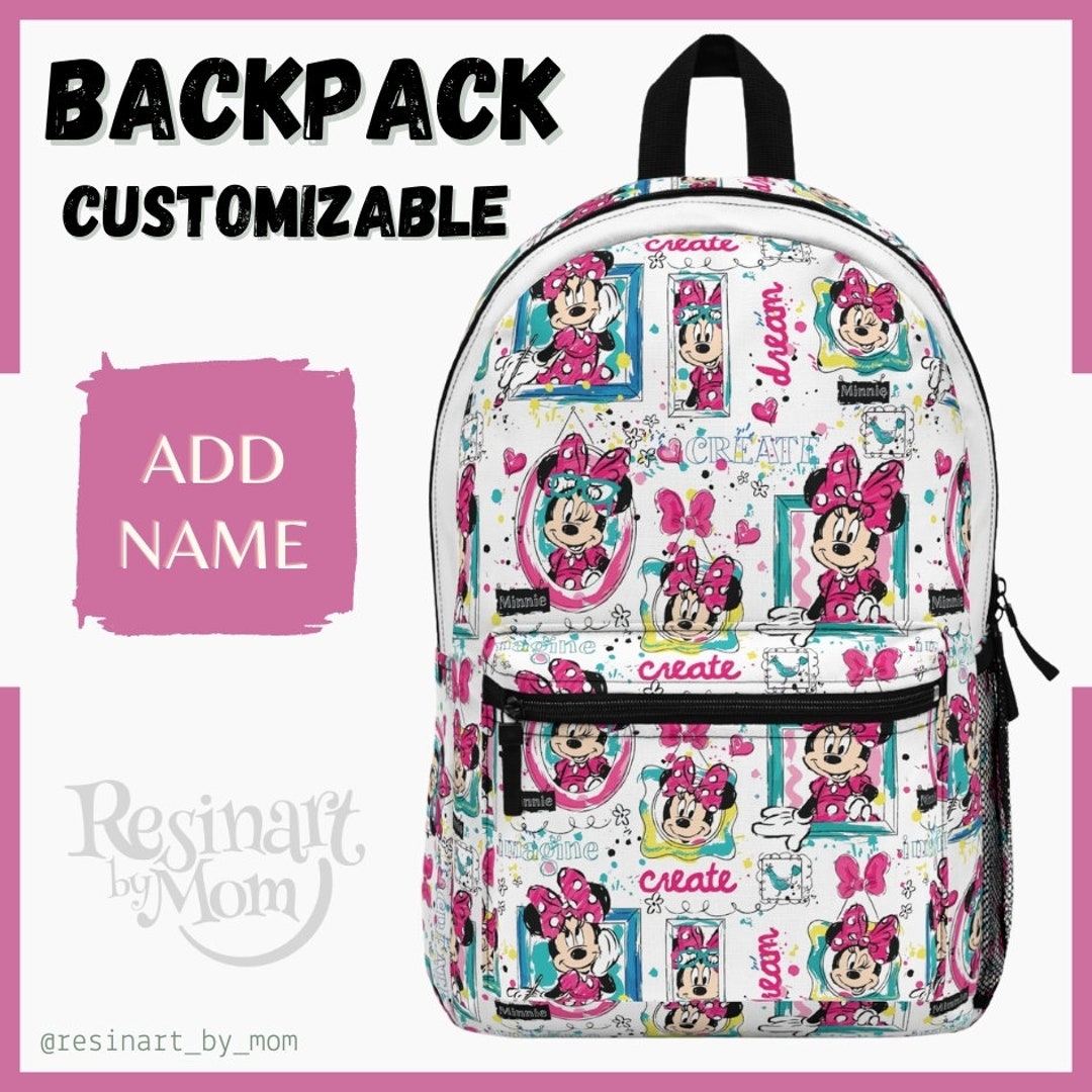 Minnie Backpack, Pink Backpack for Girls, Disney Backpack, Disney Bag ...