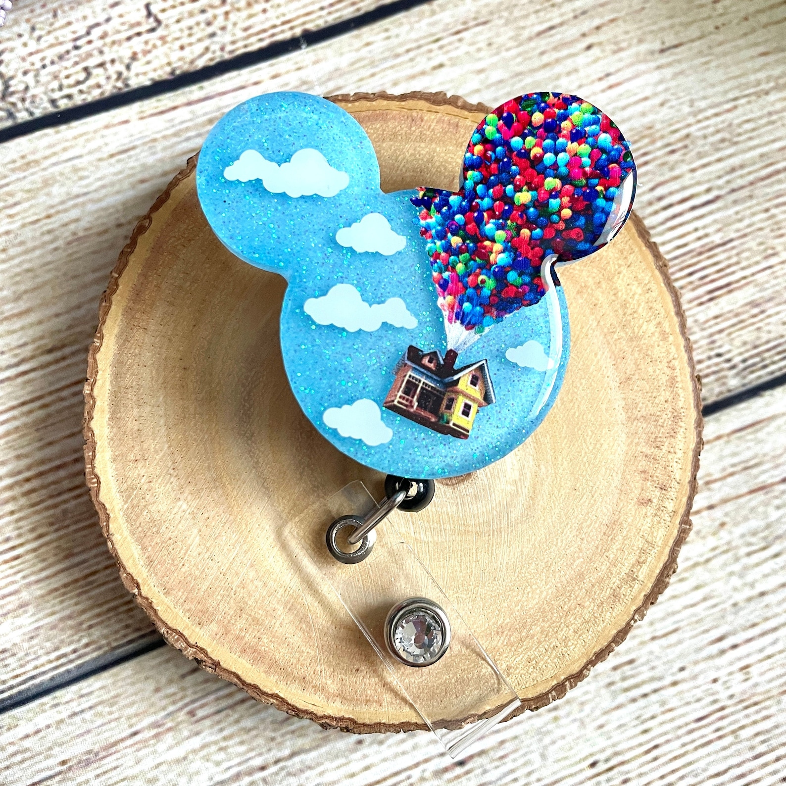 UP Inspired Badge Reel / Disney Badge Holder / Badge Reel - Etsy