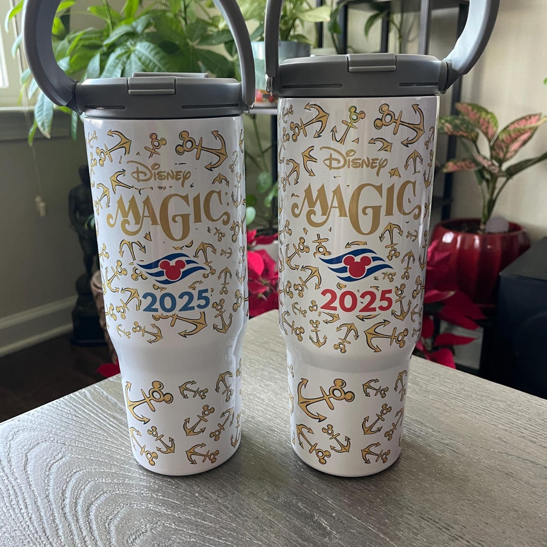 Disney Cruise Tumbler, Cruise Cup With Straw, Cruise Tumbler With ...