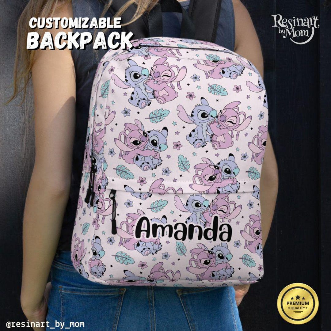 Stitch and Angel Backpack, Stitch Backpack for Kids, Disney Backpack ...