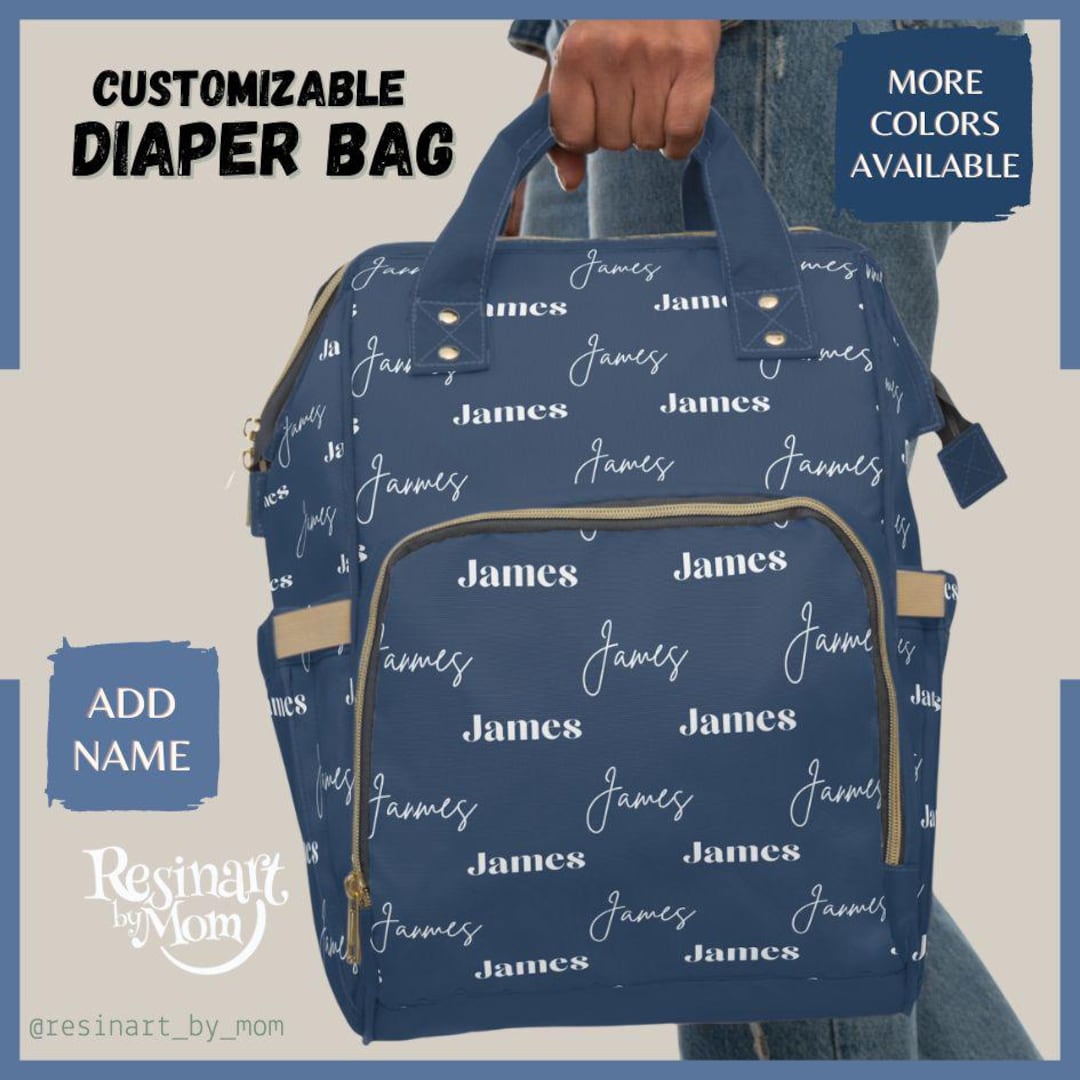 Personalized Baby Diaper Bag: Custom Travel Tote, New Mom Gift - Etsy