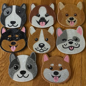 Dog Themed Coaster Set - Etsy
