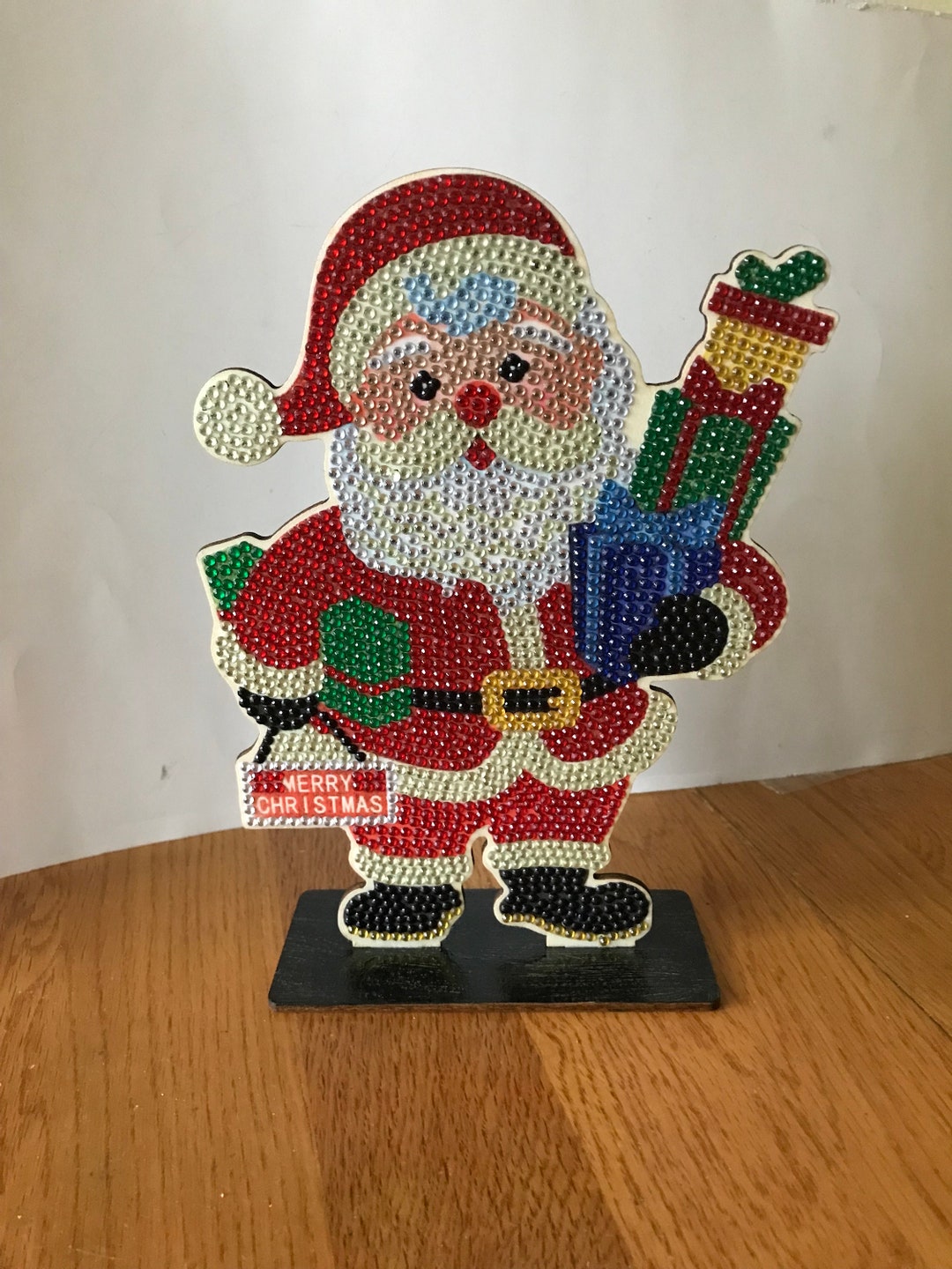 Santa Diamond Art - Etsy