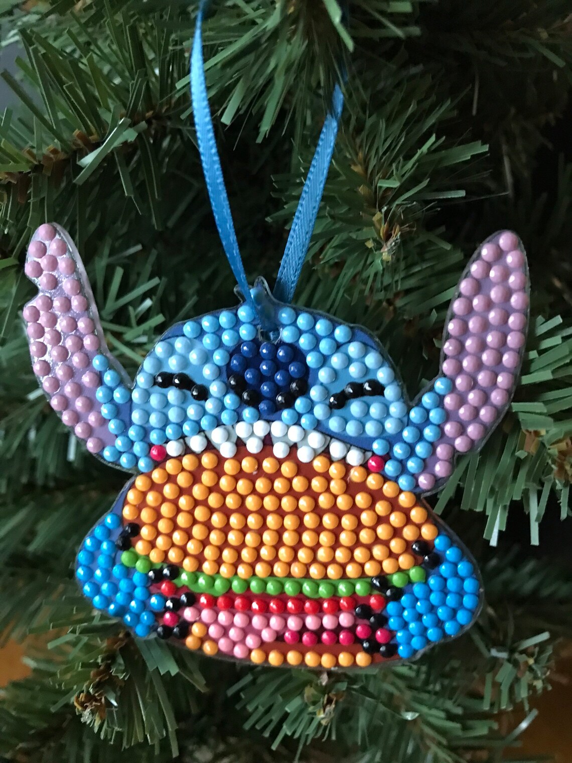 Set of Diamond Art Rhinestone Stitch Ornaments - Etsy