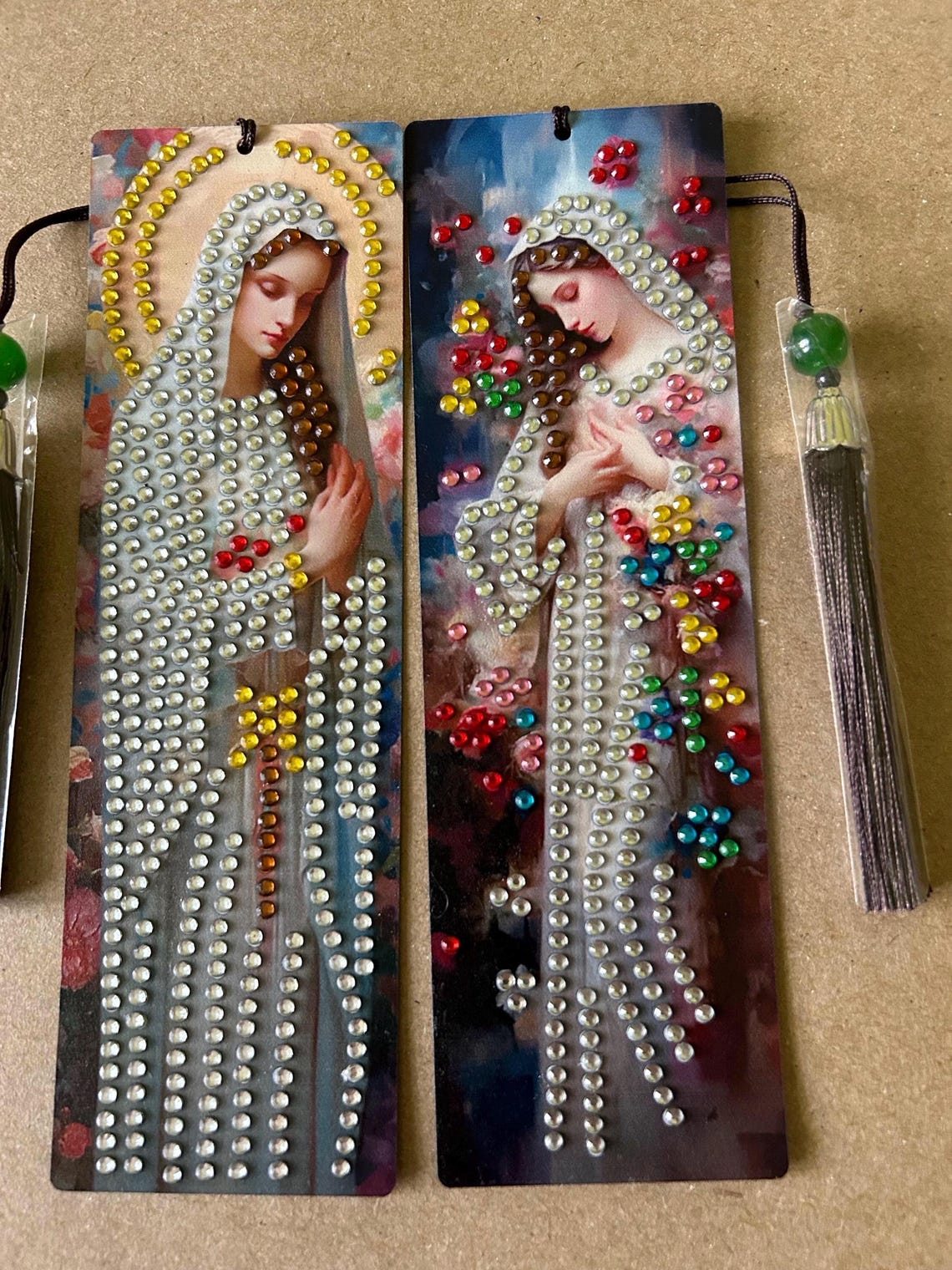 Virgin Mary Bookmark Set - Etsy