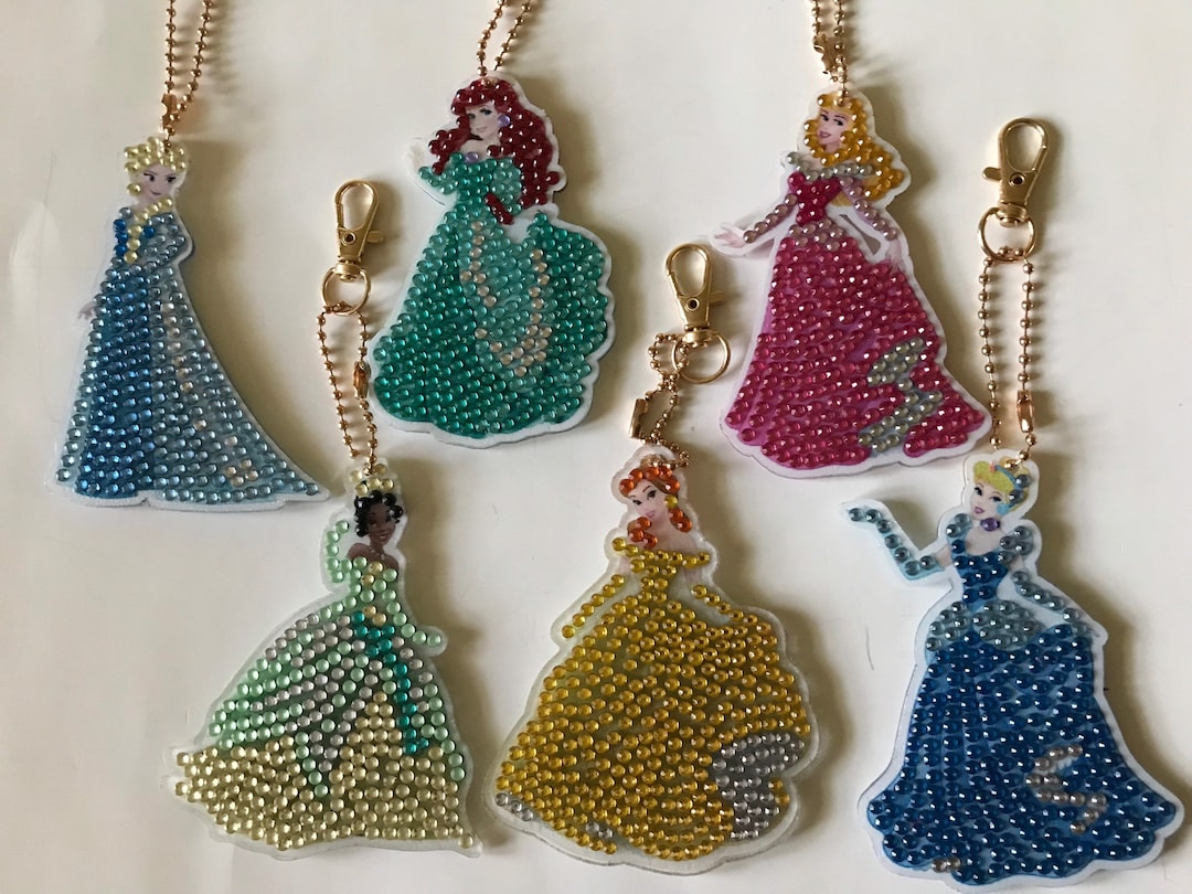 Princess Key Chains - Etsy