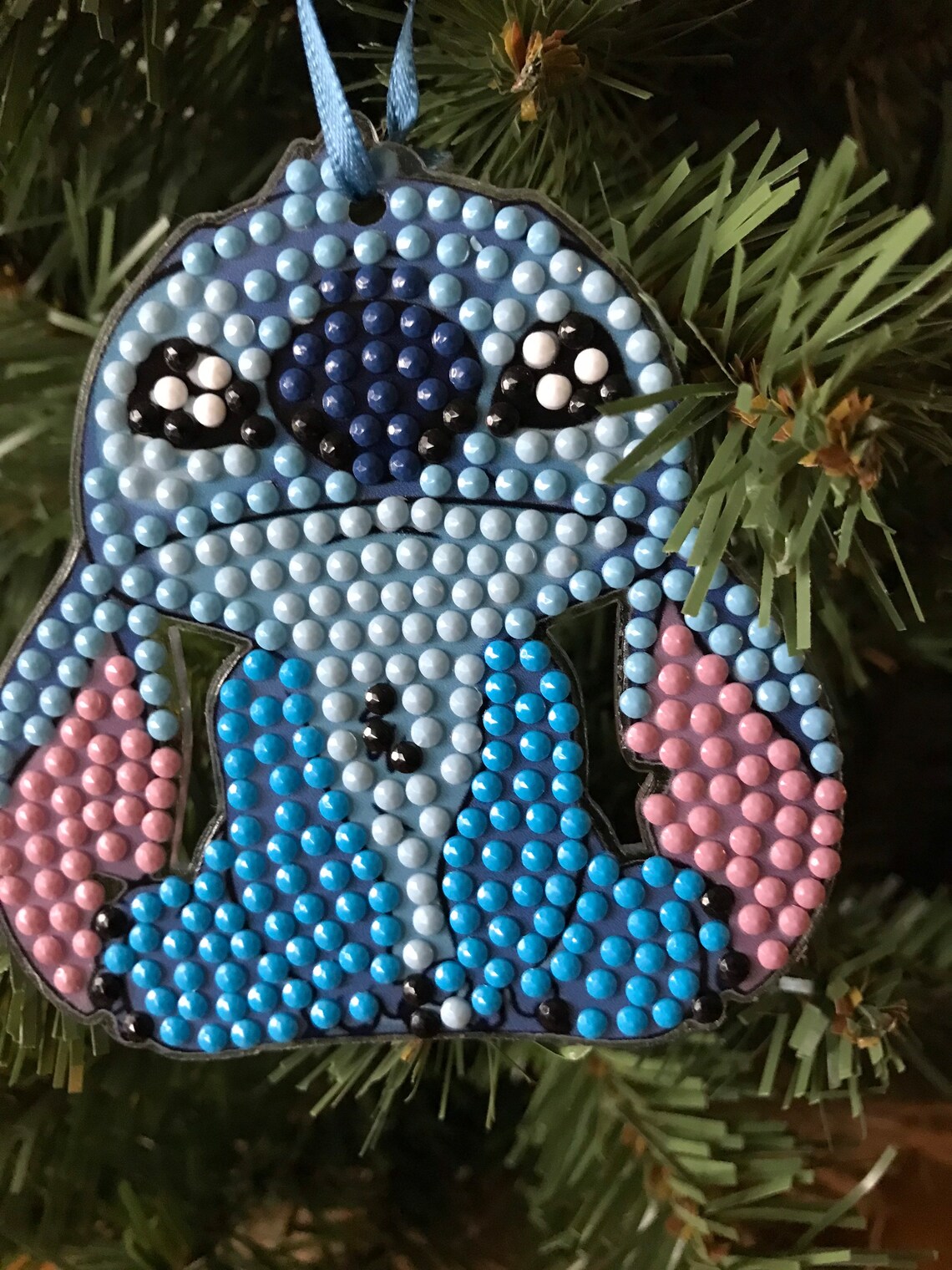 Set of Diamond Art Rhinestone Stitch Ornaments - Etsy