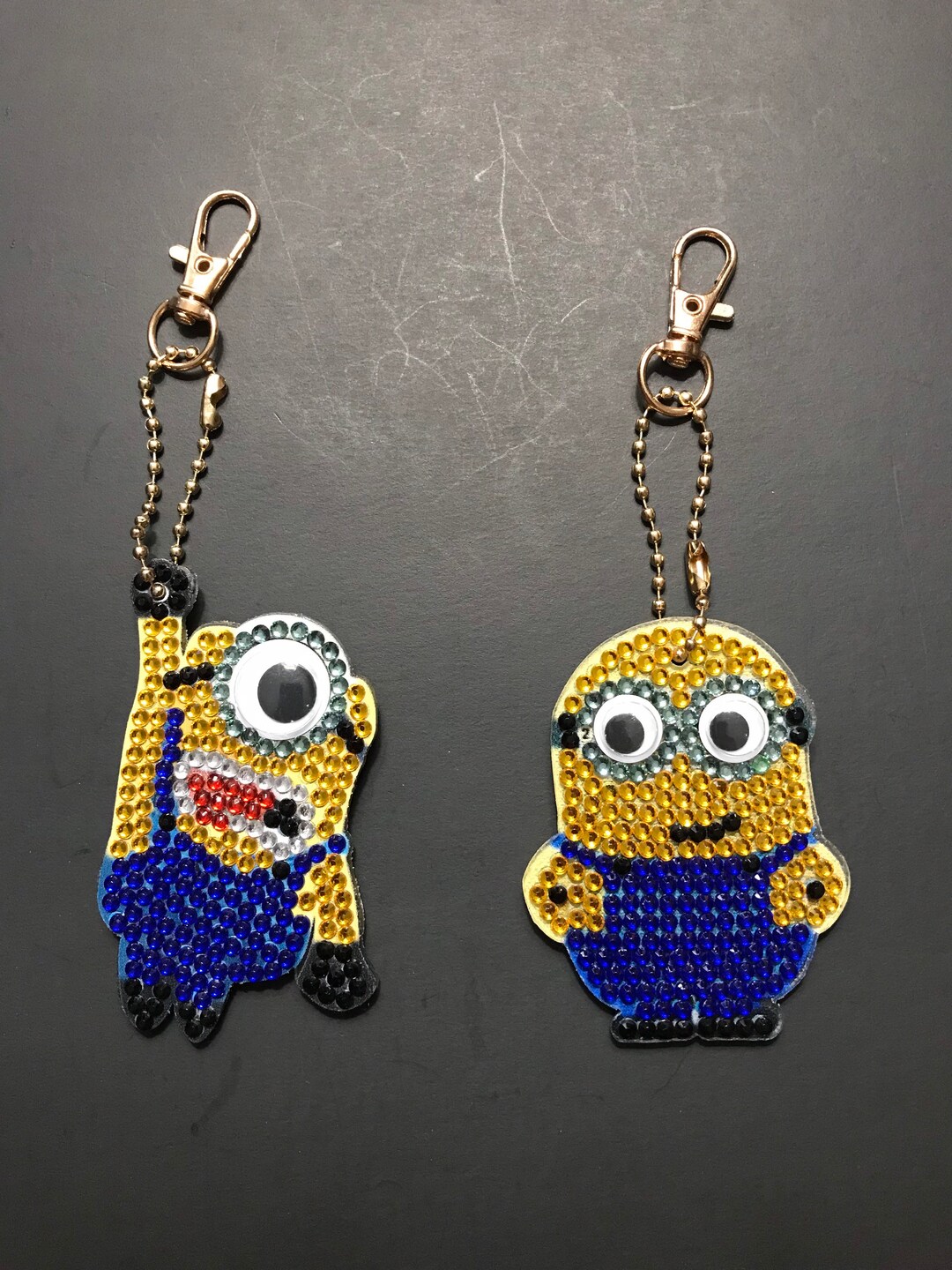 Minions Key Chain/zipper Pull/ Backpack Tag - Etsy