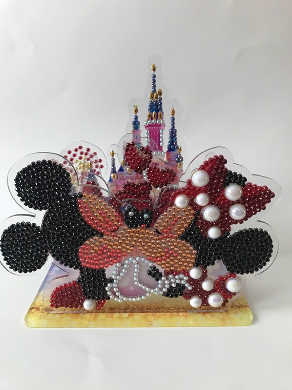 Mickey & Minnie 3D Diamond Art - Etsy