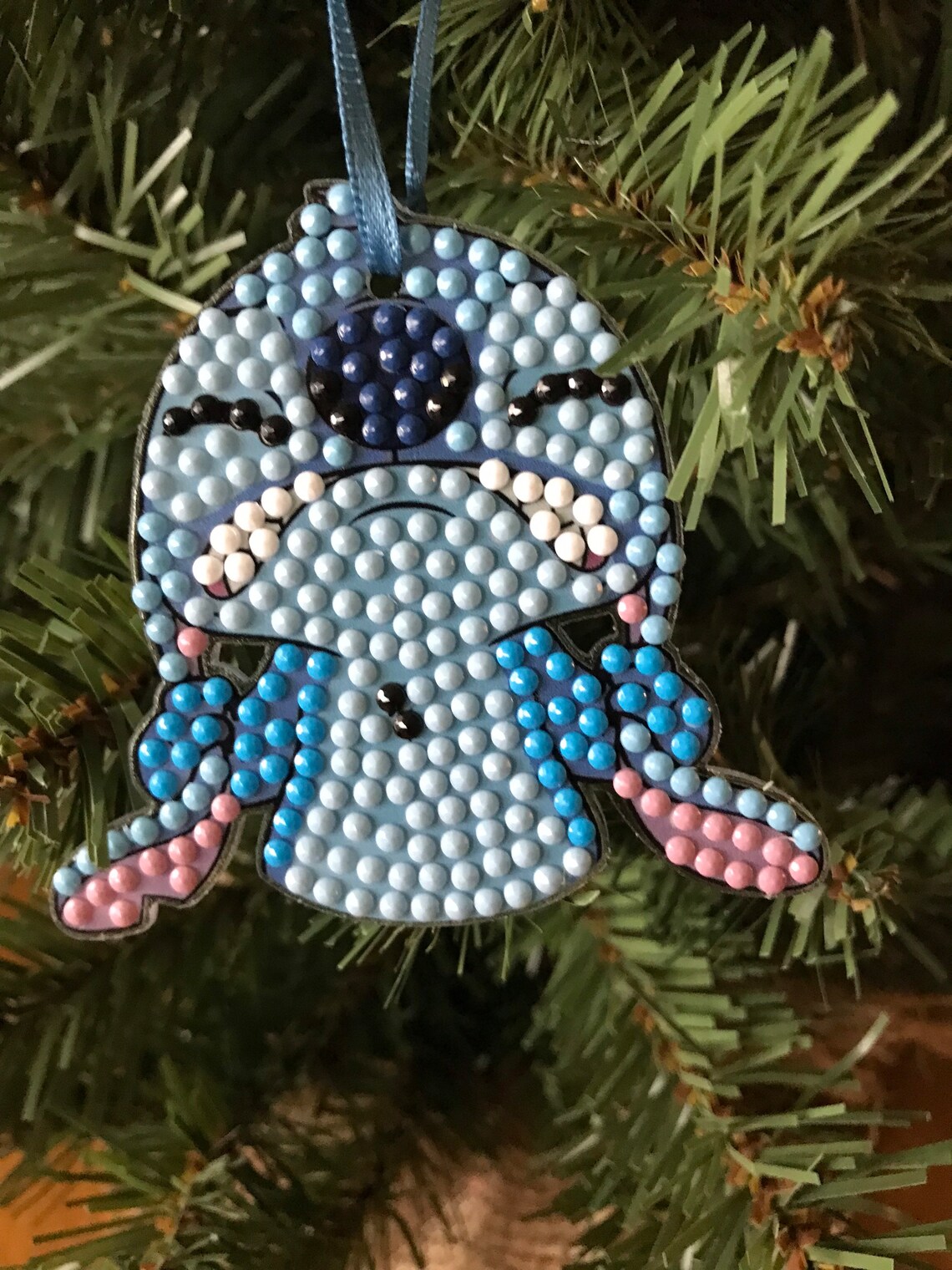 Set of Diamond Art Rhinestone Stitch Ornaments - Etsy