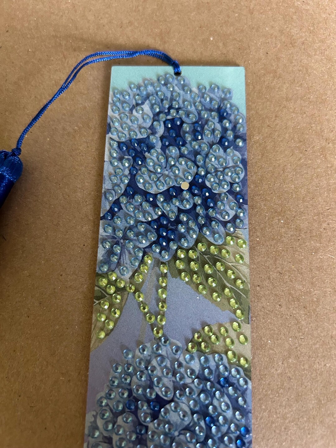Rhinestone Hydrangea Acrylic Bookmark With Tassel - Etsy
