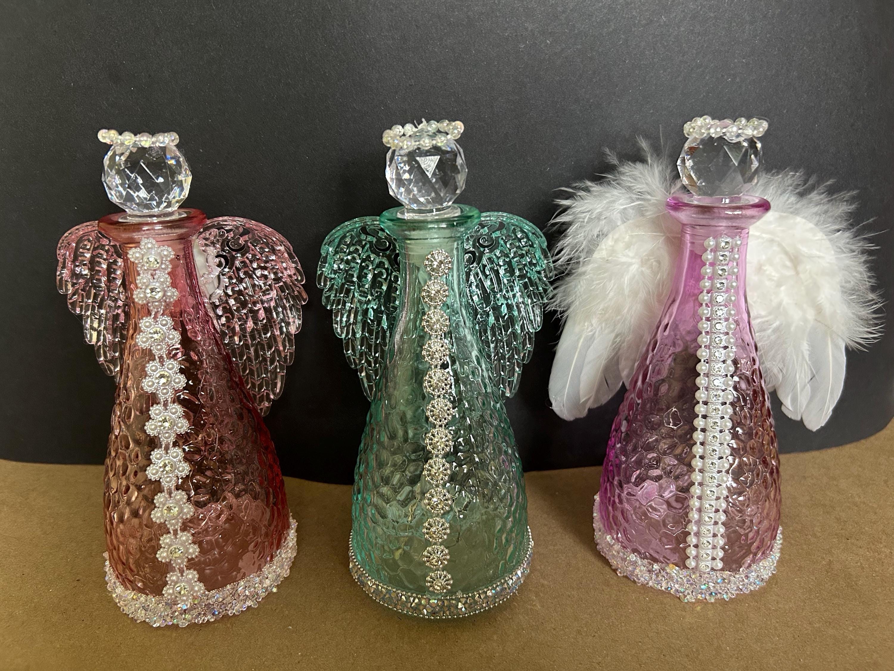 Glass Bottle Angel - Etsy