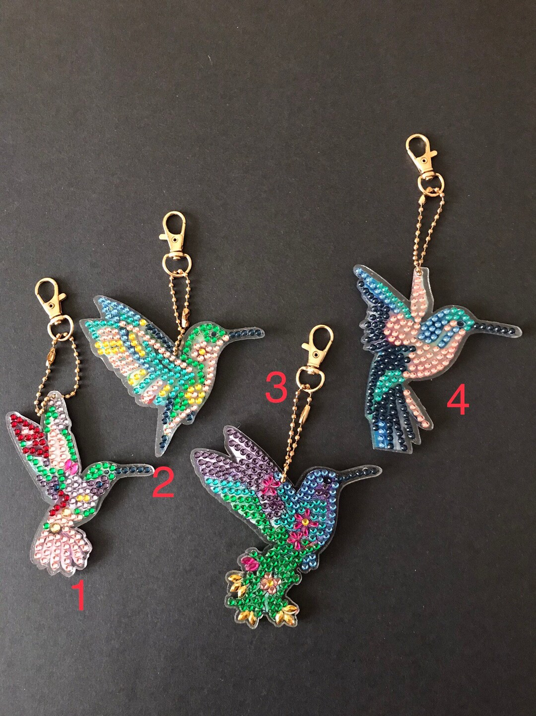 Hummingbird Key Chain/zipper Pull/ Backpack Tag - Etsy