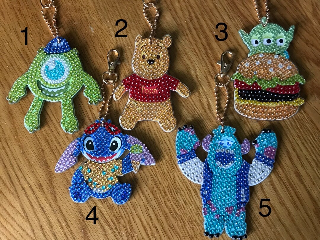 Disney Key Chain/zipper Pull/ Backpack Tag - Etsy