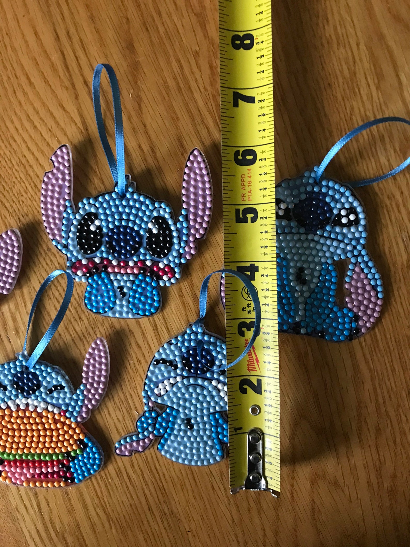 Set of Diamond Art Rhinestone Stitch Ornaments - Etsy